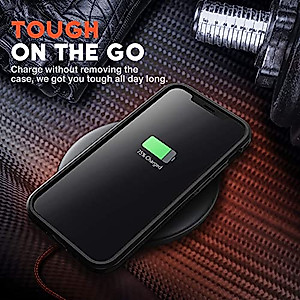 NTG 【𝟮𝟬𝟮𝟮 𝗡𝗲𝘄】 [1st Generation] Designed for iPhone 11 Case, Heavy-Duty Tough Rugged Lightweight Slim Shockproof Protective Case for iPhone 11 6.1 Inch, Black