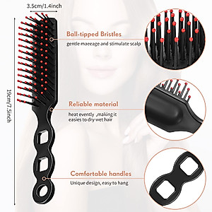 60 Pcs Bulk Hair Brushes for Homeless Disposable Hair Brushes Anti Static Bristles Brush for Shelter Hotel Nursing Home Charity Church 7.5 x 1.4 Inch
