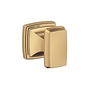 Amerock BH36030CZ | Champagne Bronze Single Robe Hook | 2-1/8 in. (54 mm) Length Towel Holder | Revitalize | Towel Hook for Bathroom | Bathroom Hardware | Bath Accessories