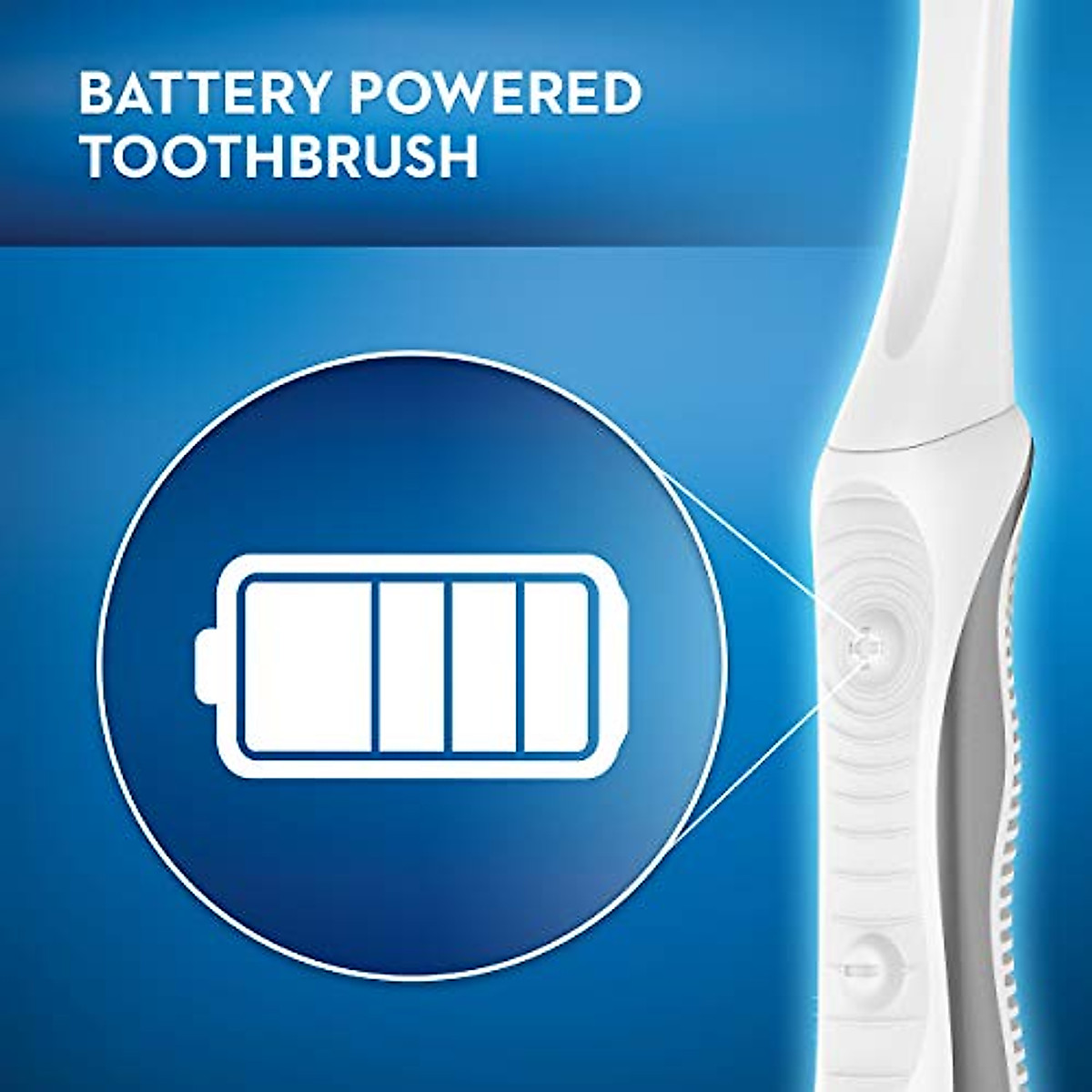 Oral-B Pulsar Battery Toothbrush With Charcoal Infused Bristles, Soft