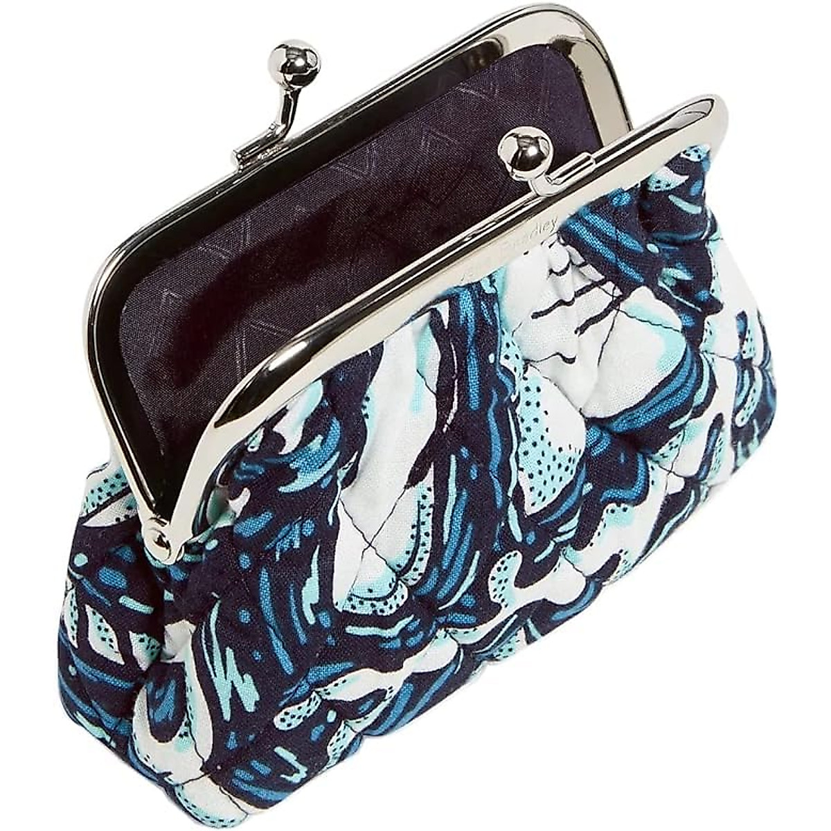 Vera Bradley Kiss Lock Coin Purse, Shore Enough
