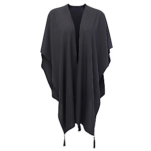 Women's Gothic Capes Coat with Earth and Moon Print Batwing Duplex Shawl Summer Light Sun Protection Outwear