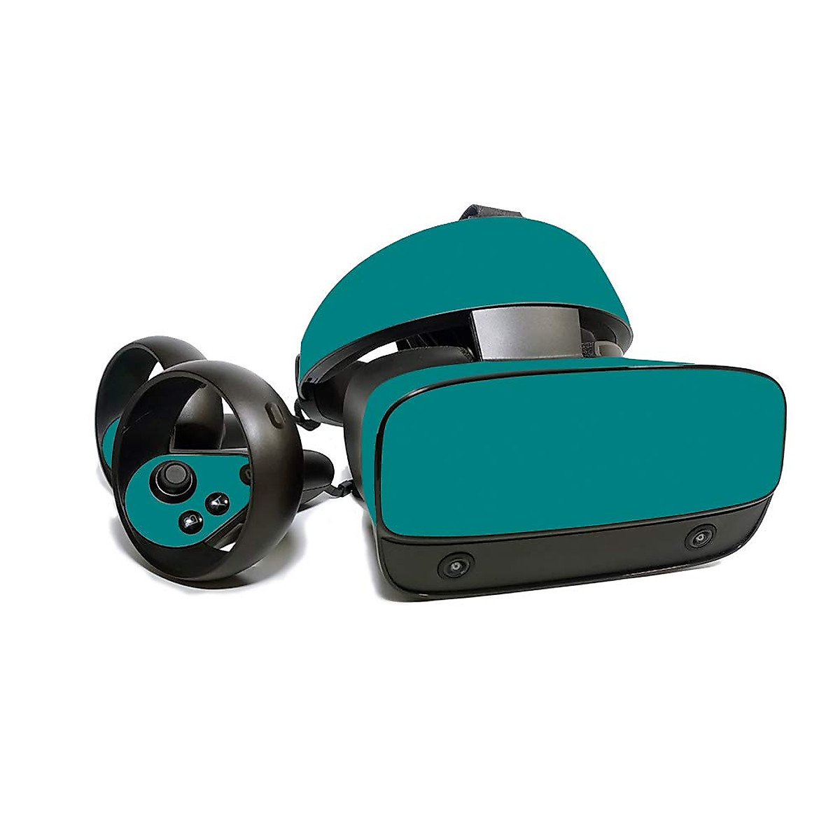 MightySkins Skin for Oculus Rift S - Solid Teal | Protective, Durable, and Unique Vinyl Decal Wrap Cover | Easy to Apply, Remove, and Change Styles | Made in The USA