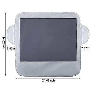 2 Pcs Extra Large High Chair Cover Chair Protector Gray Dining Chair Protector Replacement Booster Seat Cover for Baby Toddlers Infants Booster Highchair Seat Home Kitchen