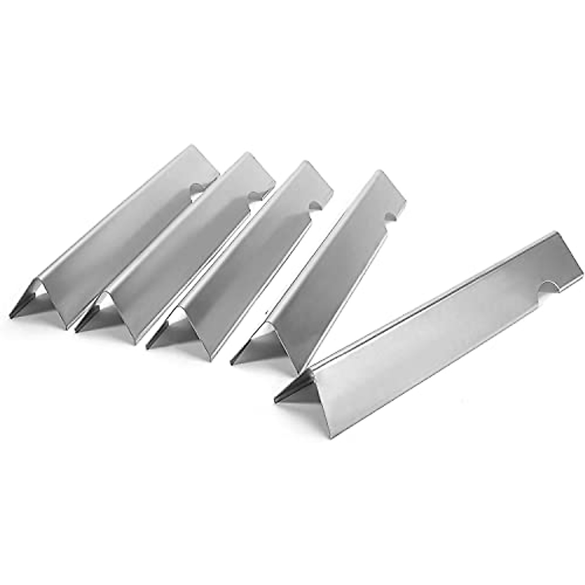 BBQ-PLUS 66032/66795 Flavorizer Bars and 66040 Heat Deflector Grill Parts Replacement for Weber Genesis II E/ES 310 Series (2017 and Newer) Gas Grills