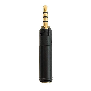 KOKKIA Tiny Versatile 2.5mm Male to 3.5mm Female Adapter with Lock/Unlock Feature : Extremely Versatile for Attachment to headsets/Devices with 2.5mm Audio Port.