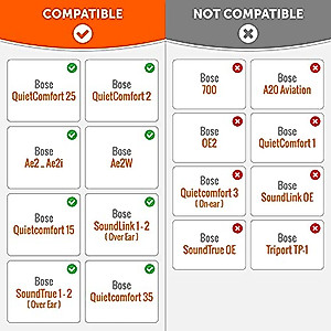 Design Pack 3 | WC Wicked Cushions Replacement Ear Pads for Bose QuietComfort 35 (QC35) & QuietComfort 35ii (QC35ii) Headphones & More - Improved Comfort & Durability