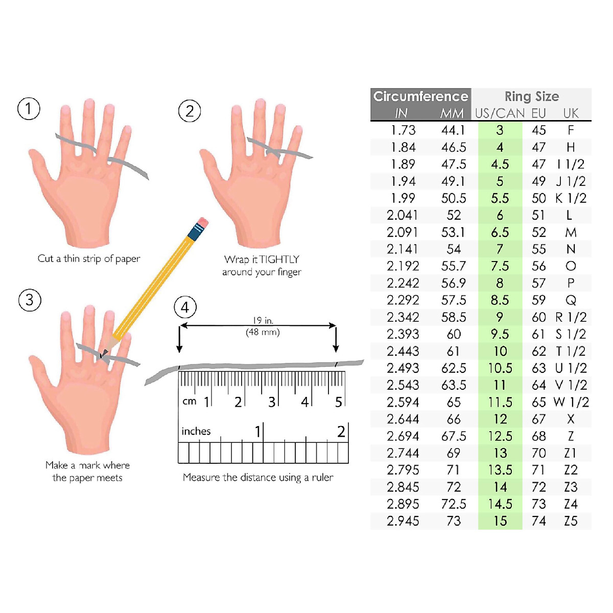 Metal Masters 6MM Black Womens Eternity Titanium Ring Wedding Band W/Black Cubic Zirconia Size 7.5