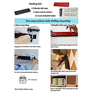 SAVEFORHO Swivel Towel Bar, Wall Mounted Towel Rack for Bathroom with 3 Arms 180°Rotation Black Towel Holder for Hanging Organizing Bath Towels