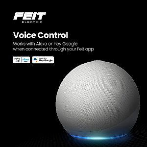 Feit Electric Doorbell Camera, Wireless Video Doorbell, 2.4 GHz WiFi, No Hub, Two-Way Audio, Motion Detection, Night Vision, 1080p HD, Micro SD Card Storage, Hardwired, CAM/Door/WiFi