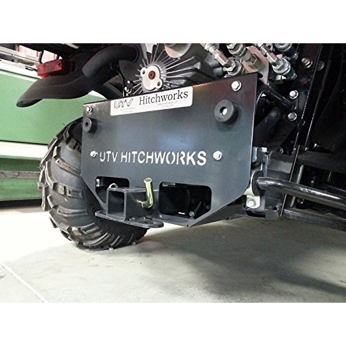UTV Hitchworks (UTV-XSE) Skid Plate and Receiver Hitch Extension