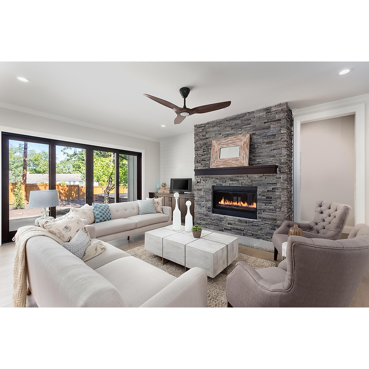 Big Ass Fans Haiku L Smart Ceiling Fan, 52", Black