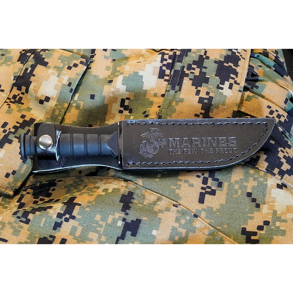 Miniature USMC Fighting Knife Letter Opener - Functional Marine Corps Desk Accessory - Marine Corps Gifts - Disabled USMC Vet Owned SMALL Business