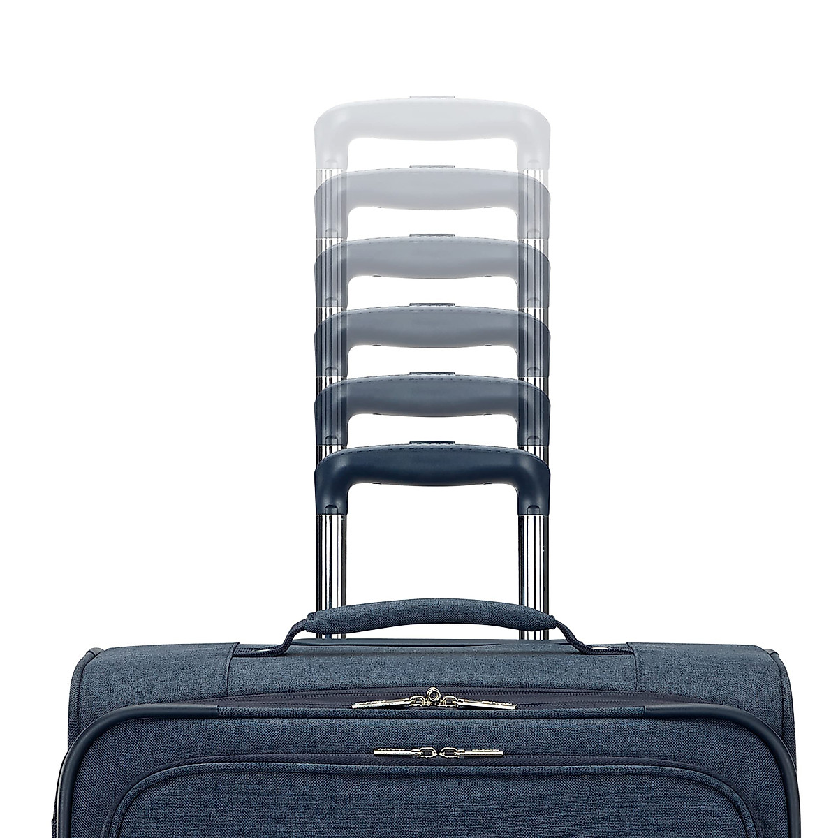 AMERICAN TOURISTER Whim Softside Expandable Luggage, Navy Blue, Large Spinner