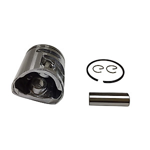 EngineRun 42MM Piston & Piston Ring Kit Compatible With Husqvarna 445 445E 450 450E Jonsered 2245 Parts Chainsaw Replacement Part Fits for OEM 544088403 544 08 84-03