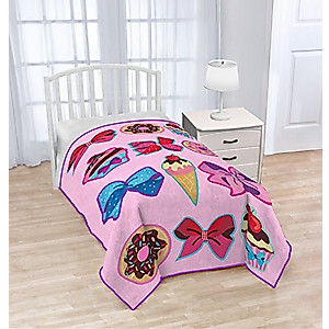 Nickelodeon JoJo Siwa Follow Your Dreams Plush Twin Blanket