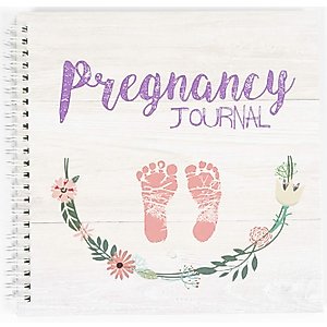 My 9 Month Journey | Pregnancy Journal Memory Book with Stickers | Baby Scrapbook and Photo Album | Pregnancy Must Haves for First Time Moms | Picture and Milestone Books for Toddlers