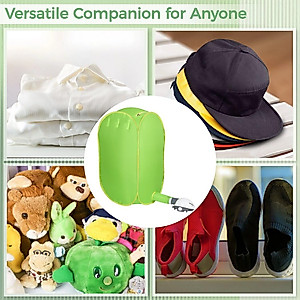Portable Clothes Dryer, 800W Portable Dryer for Apartments, Foldable Drying Machine for Home Travel, Multifunctional Dryer Kit with Clothes Hangers, Green
