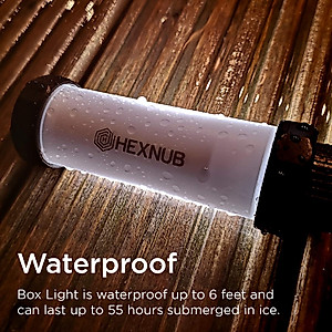 Hexnub Cooler Box Light - Waterproof LED Flashlight for Ice Chests and Coolers for Boat Owners and Outdoor Events - Fits YETI, RTIC, ORCA, Igloo, Coleman, and More