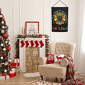 In A World Where You Can Be Anything Be Kind Garden Flag 12 X 18 In Peace Outdoor Floral Mini Yard Flag House Flags Double-Sided Farmhouse Sign For Home Garden Decoration