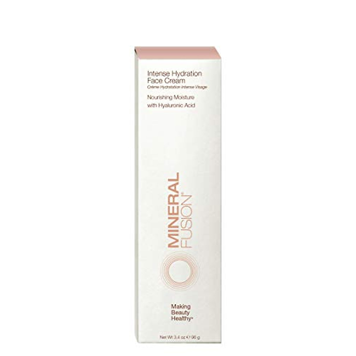 Mineral Fusion Facial Moisturizer - Intense Hydration Face Cream with Hyarulonic Acid, Shea Butter & Rosehip Oil, Moisturizing & Nourishing for Dry Skin, 3.4 oz