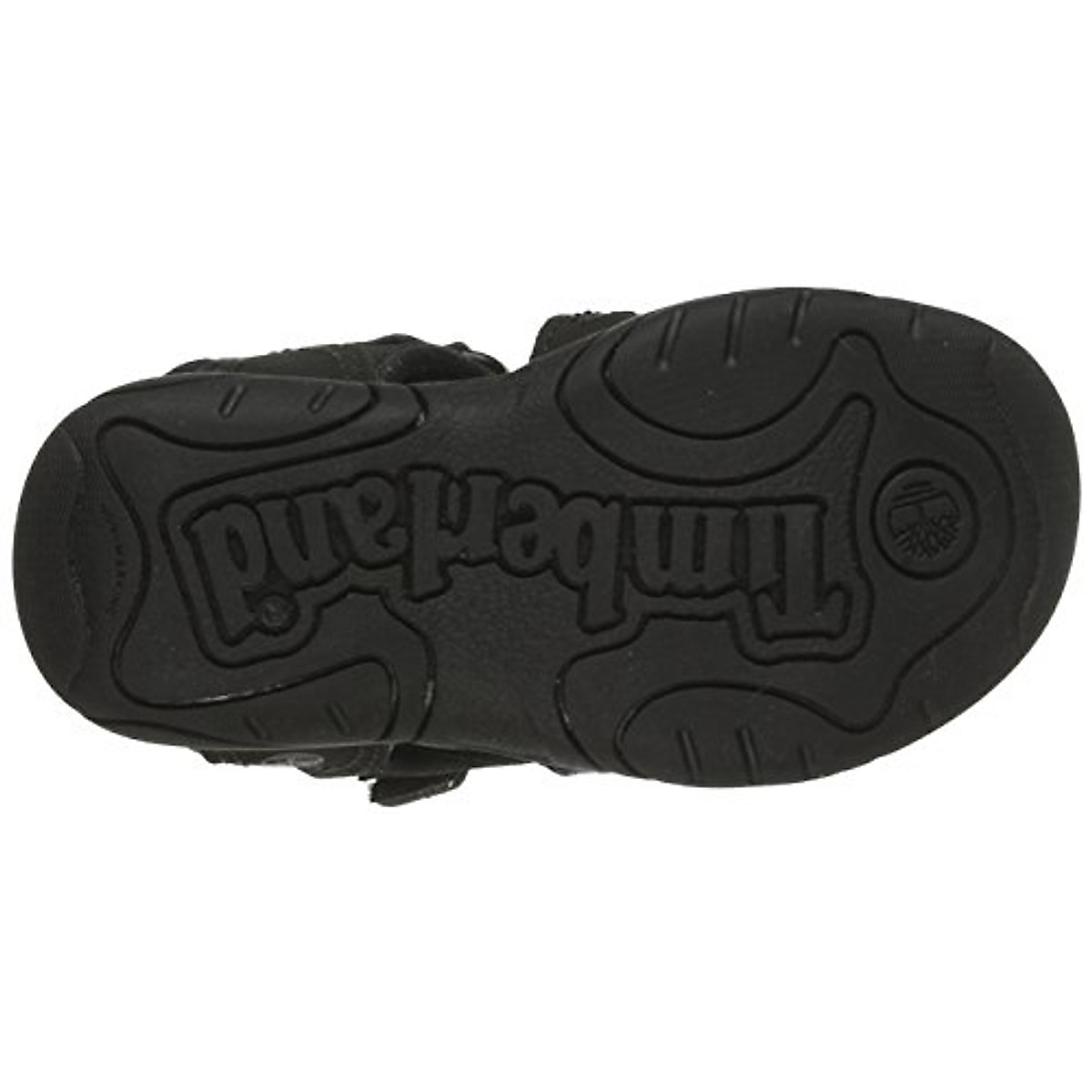 Timberland baby boys Adventure Seeker 2-strap Flat Sandal, Blackout, 7 Big Kid US