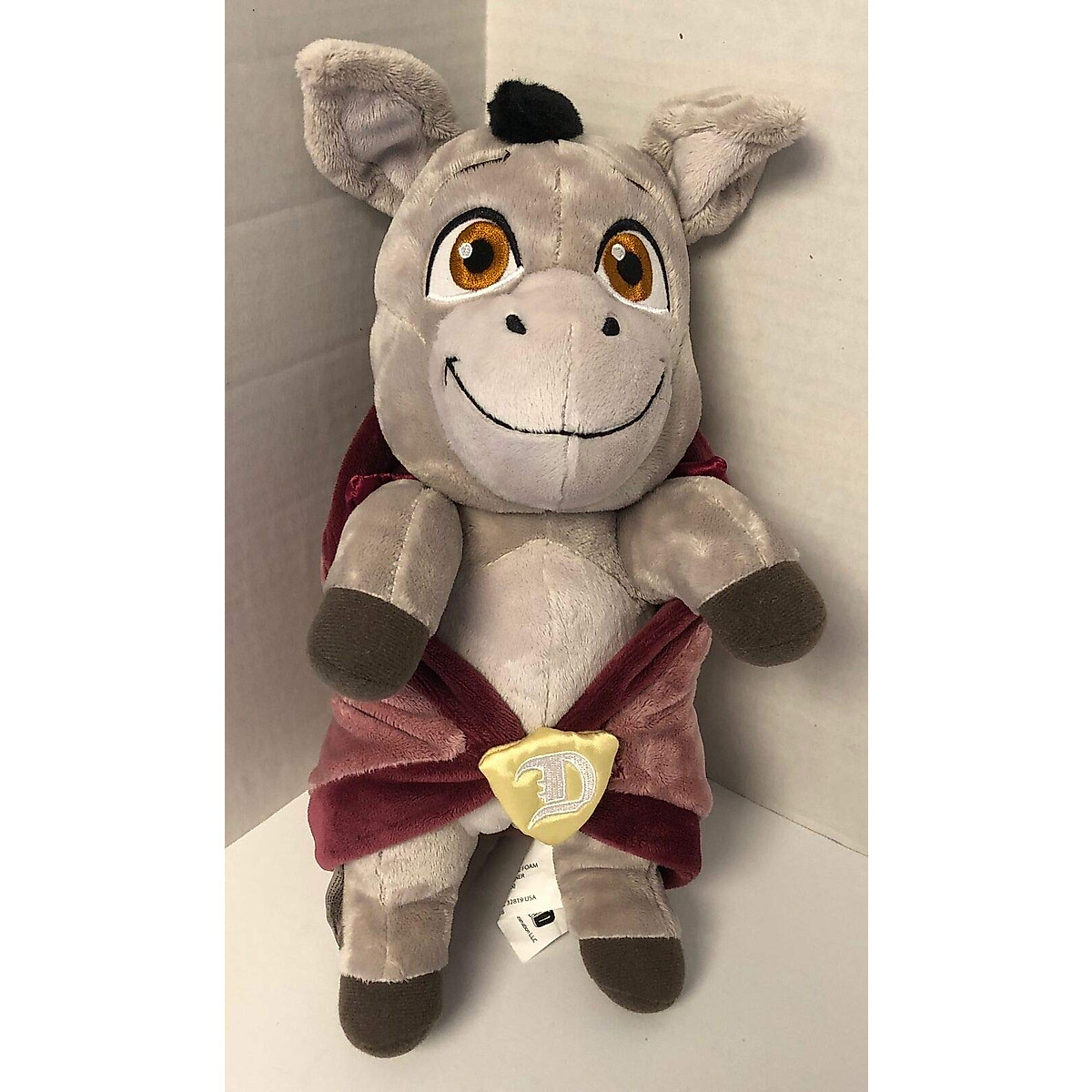 Shrek 4-D DRONKEY Baby 12" Plush w/ Security Blanket Donkey Dragon Universal