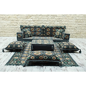Arabic Majlis Sofa, Floor Seating Sofa, Arabic Couches, Arabic Jalsa, Loveseats (With Premium Foam)