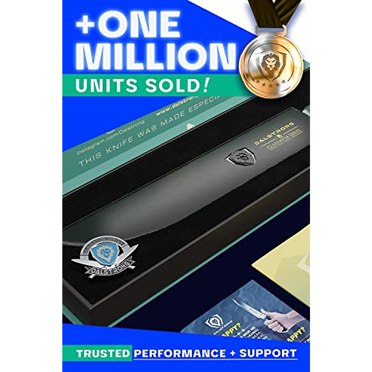 Dalstrong Butcher Knife - 10 inch - Gladiator Series Elite - Cimitar Breaking Knife - Forged High-Carbon German Steel - Razor Sharp Meat Kitchen Knife - Sheath Included - NSF Certified