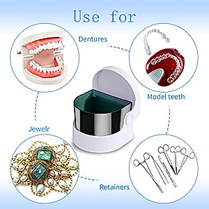 Lamoutor Sonic Cordless Cleaner Jewelry Denture Cleaning Machine