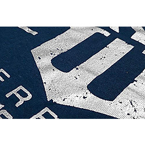 Wayne Enterprises Tee Gotham City T-Shirt Distressed Navy M