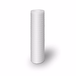 6 Grooved 1 Micron Sediment Water Filter Cartridges 10"x 2.5", Four Layers of Filtration, Removes Sand, Dirt, Silt, Rust, made from Polypropylene WELL-MATCHED with P5, AP110, WFPFC5002, CFS110, RS14