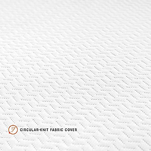 SensorPEDIC 1.5-Inch Coolest Comfort Memory Foam Bed Topper, Full, White