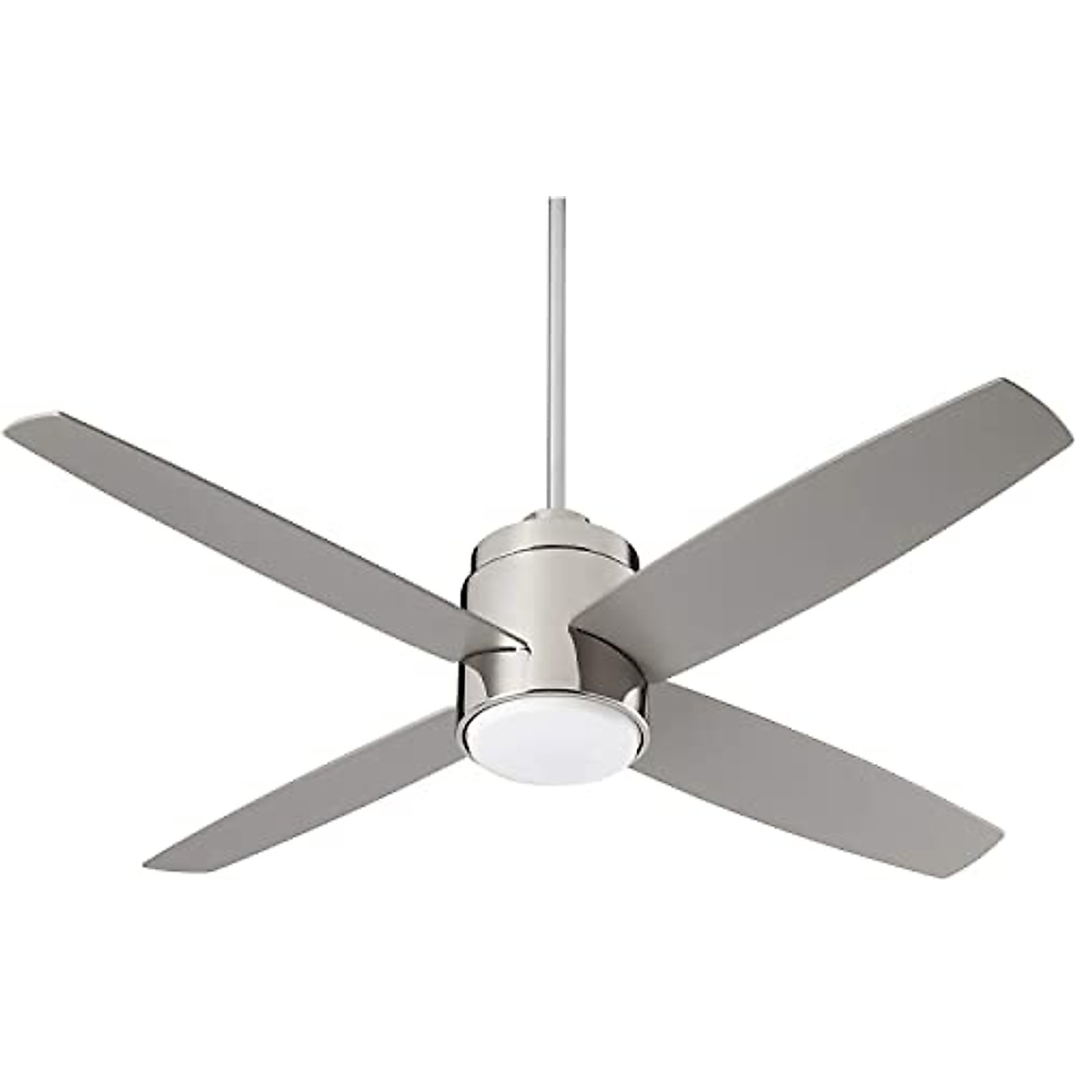 LUZAIRE DESIGN Oxygen 3-101-20 | Oslo 52" Four Blade Modern Ceiling Fan – Polished Nickel Finish | Three Speed Reversible Motor With Optional Remote Control