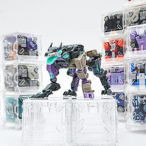 52TOYS Beastbox BB-31 FirmHand Wolf Deformation Toys Action Figure, 2/6.9inch 2 in 1 Collectible Deformation Boy Toys for Party Birthday Gifts, Ages 15 and Up