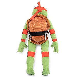 Nickelodeon Teenage Mutant Ninja Turtles Raphael Plush Pillow Buddy - Super Soft Stuffed Character Pillow - Polyester Microfiber, 26 Inches