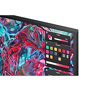 SAMSUNG 27-Inch ViewFinity S8 Series 4K UHD High Resolution Monitor, IPS Panel, 60Hz, Thunderbolt 4, HDR 10+, Built-In Speakers, Height Adjustable Stand, S27B804TGN, 2022, Black