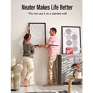 UALAU Double Sided Tape with Cutter, 16.5FT Heavy Duty Removable Washable Grip Mounting Tape for Home/Office/Car Decor, Fix Carpet Mats