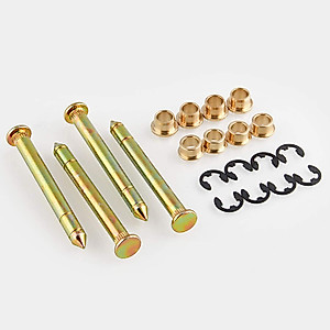 Door Hinge Roller Pin Door Hinge Pin and Bushing Kit Hinge with Pin LEDAUT Replacement for Ford F150-F350 Bronco SUV