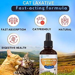 EDUZEBRA Cat Constipation Relief, Constipation Relief for Cat, Cat Laxative Constipation Relief, Cat Stool Softener, Cat Laxative, Promotes Digestive Health.