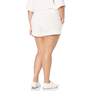The Drop Women's Elaina Pull-On French Terry Sweatshort, Ivory, M