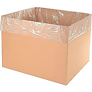 Global Industrial Gaylord & Tote Bin Liner, 3 Mil, 51"Lx49"Wx73"H, Lot of 50