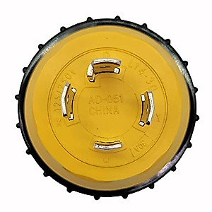 Parkworld 692118 Shore Power Adapter Generator 30A L14-30P Male to Marine 50A SS2-50R Female with Locking Ring