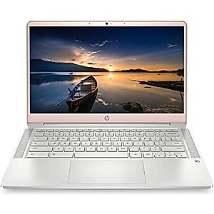 HP 2023 14" HD IPS Touchscreen Chromebook, Intel Celeron N Processor Up to 2.80GHz, 4GB Ram, 128GB SSD, Ultra-Fast WiFi, Chrome OS (Renewed)