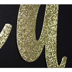 Mastered It 2024 Banner, Graduation Sign, Class of 2024 Congrats Grad Party Decorations Congratulations Assembled Photo Backdrop Supplies (Gold Glitter)