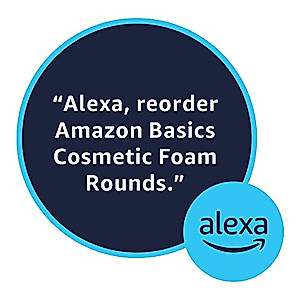 Amazon Basics Cosmetic Foam Rounds 12ct, Pack of 6 (Previously Solimo)