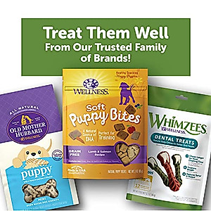 WHIMZEES by Wellness Puppy Natural Dental Chews for Dogs, Long Lasting Treats, Grain-Free, Freshens Breath, Extra Small/Small Breed, 30 count