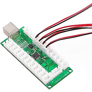 20 Pcs/Lot 2 Pin Arcade Button Cables Terminals Size 0.110'' (2.8mm) Compatible with Zero Delay Arcade USB Encoder/SANWA Arcade Buttons/BL-30 Buttons, JST XH2.54 Plugs