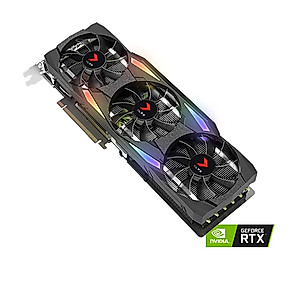 PNY GeForce RTX 3090 24GB XLR8 Gaming Uprising EPIC-X RGB Triple Fan Graphics Card (Renewed)