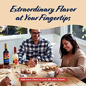 Torani Sugar Free Coffee Syrup, Vanilla Flavored Syrup for Drinks, Zero Calorie, Pump Included, 25.4 Fl Oz